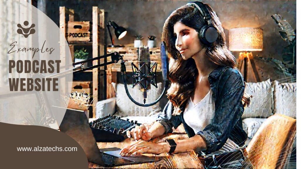 Podcast Website Examples - Alza Technologies